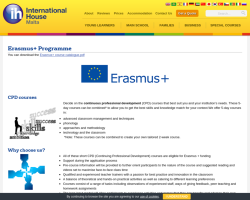 ERASMUS+ Programme | International House Malta | Erasmus Plus